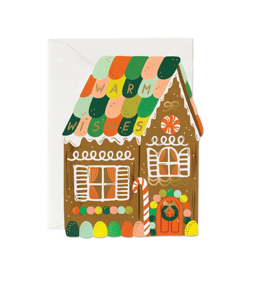 Rifle Paper Co. Gingerbread House Christmas Card – Ralph and Luna Party ...
