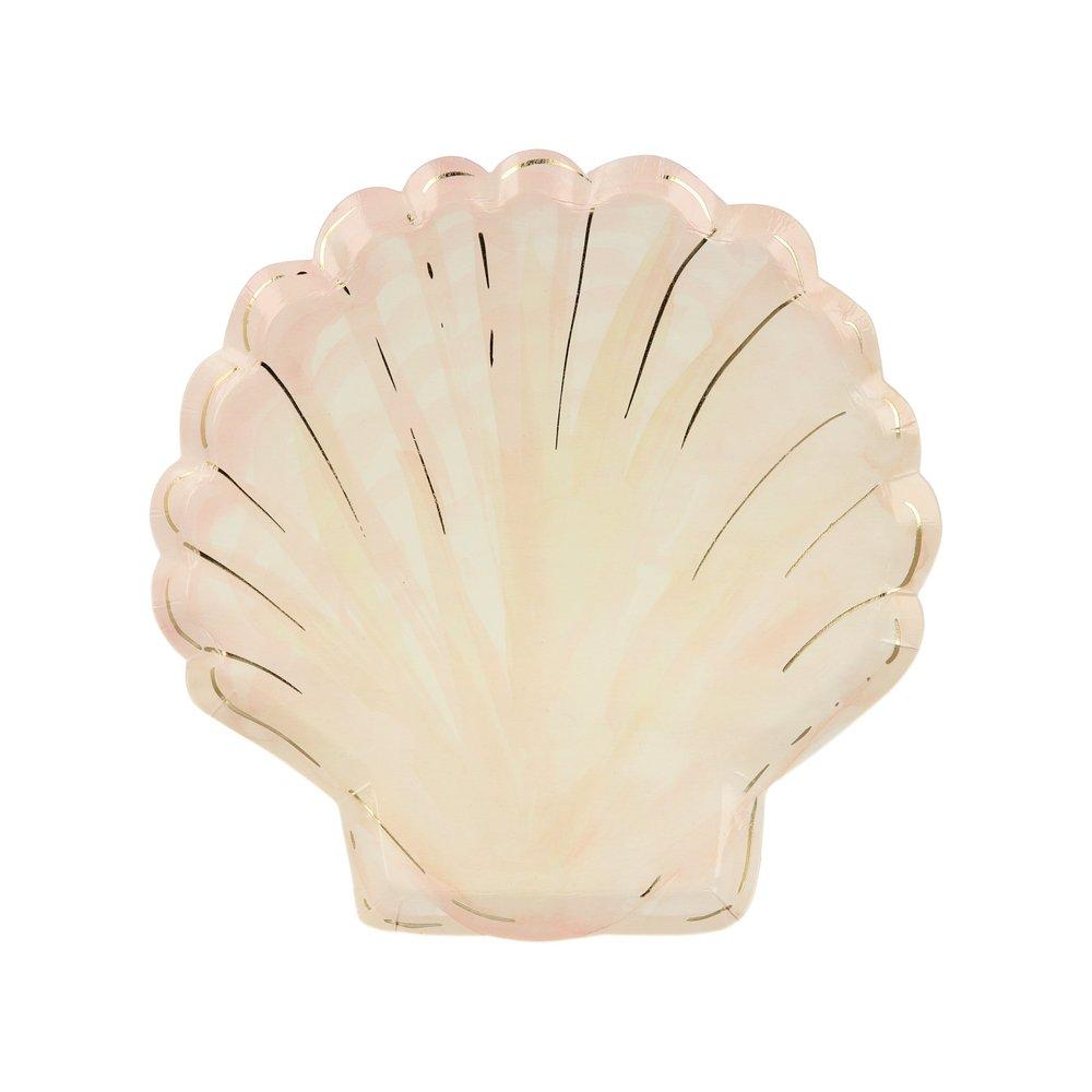 Watercolour Clam Shell Plates – Ralph and Luna Party Shop